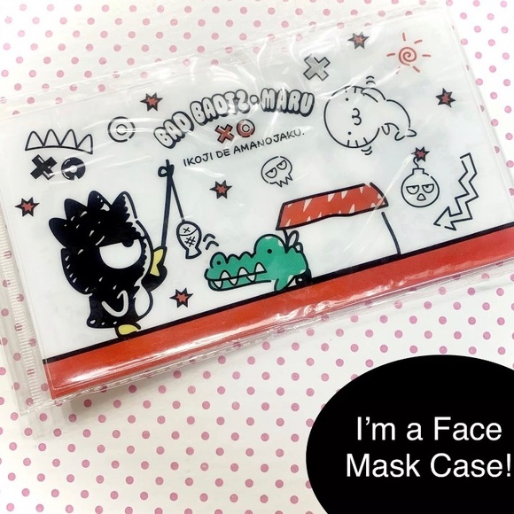 Accessories | Kawaii Sanrio Bad Badtz Maru Mask Case Holder | Poshmark